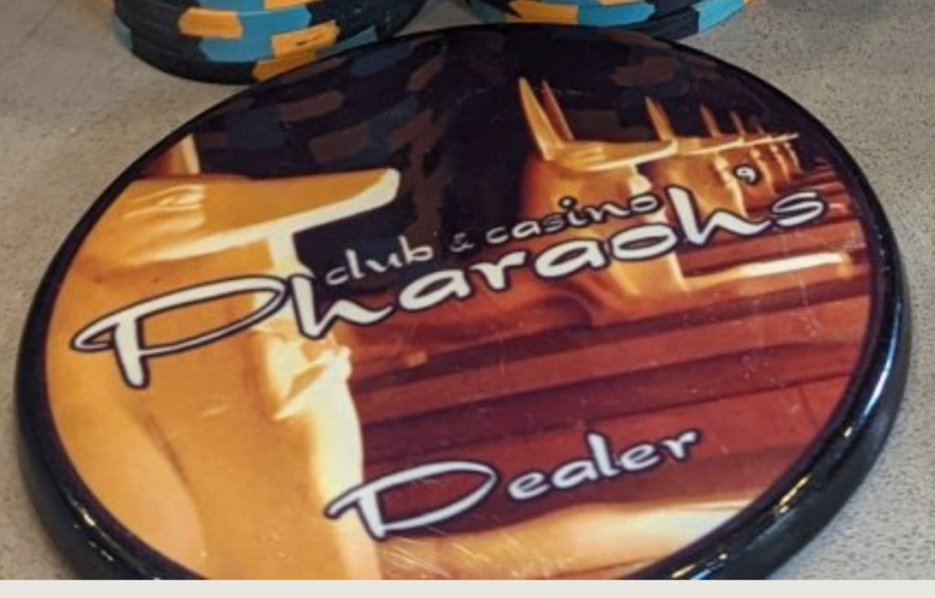 Found - Pharaoh dealer button | Poker Chip Forum