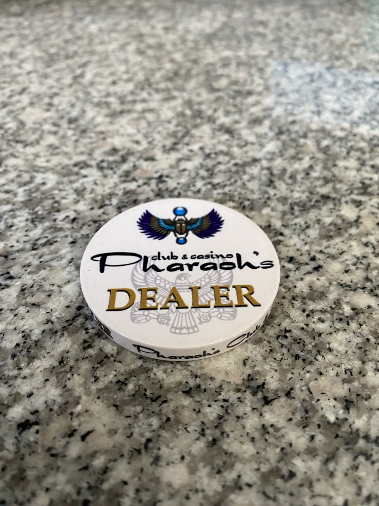 Found - Pharaoh dealer button | Poker Chip Forum