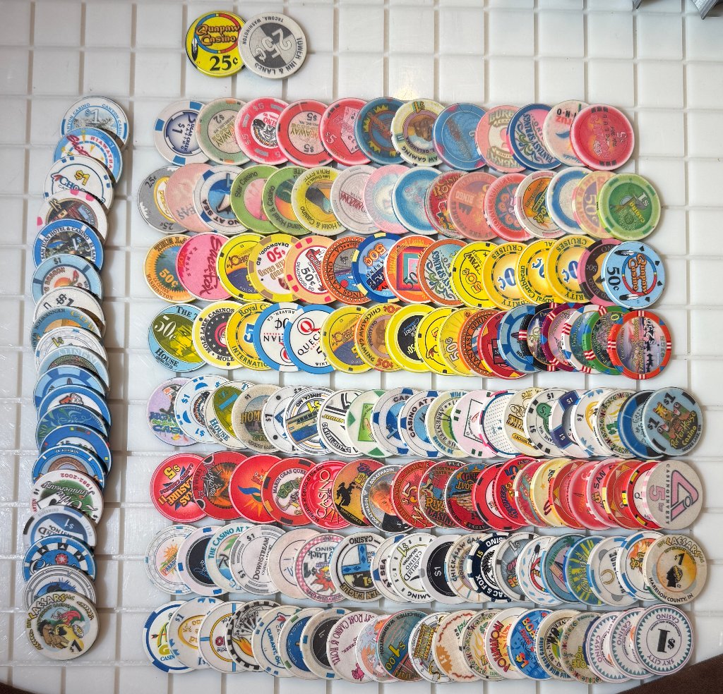 Sold - 1 day $1 start 2 of 4: 165 ChipCo & Ceramic Casino Chips ...