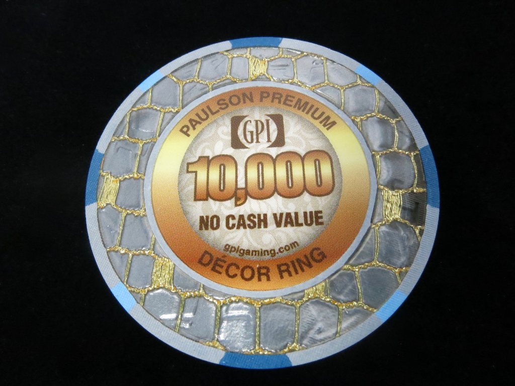 Canceled - Paulson Premium 10,000 NCV Decor Ring Chip 43mm | Poker Chip ...