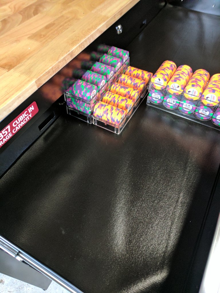 Wheeled chip carts on sale at Home Depot... | Poker Chip Forum