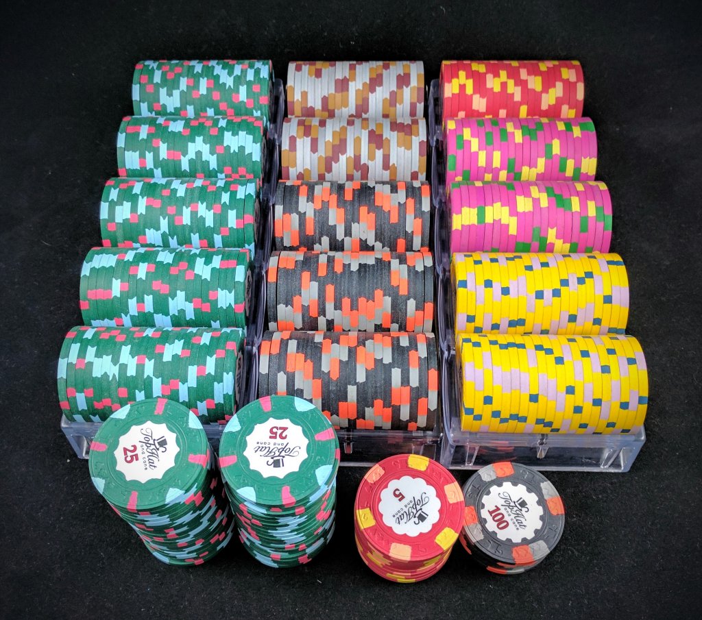 Sold - Paulson WTHC World Top Hat & Cane Chips | Poker Chip Forum