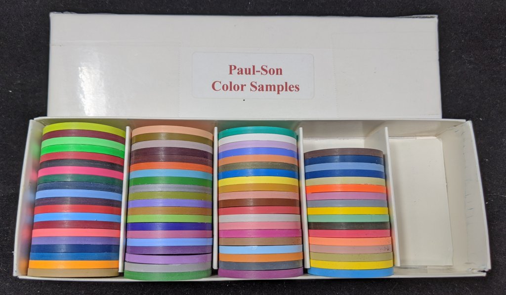 For Sale - Paulson Color Sample Set | Poker Chip Forum