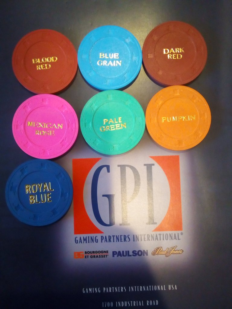 Sold - 84 Paulson Color Sample Set | Poker Chip Forum
