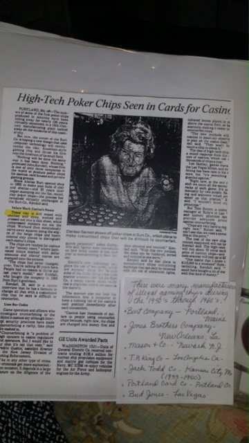 Small world - Chip Story | Poker Chip Forum