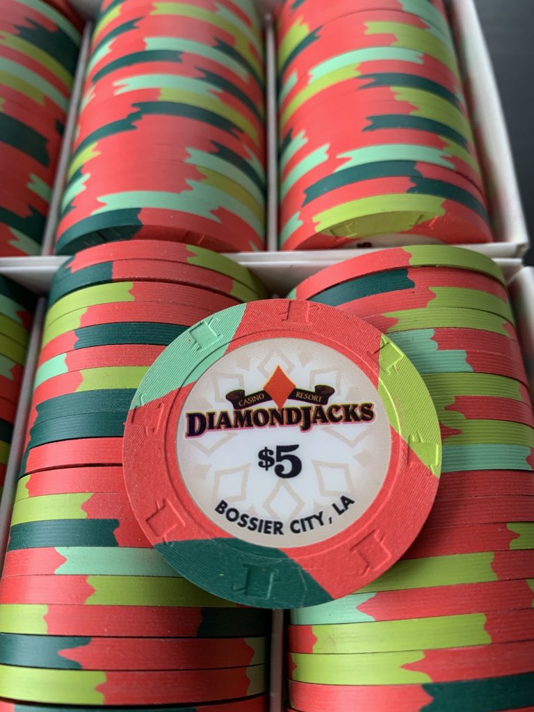 SOLD - Diamond Jacks $5s - 4 racks | Poker Chip Forum