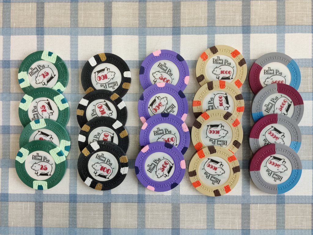 Sold - Blind Pig Partial Samplers | Poker Chip Forum
