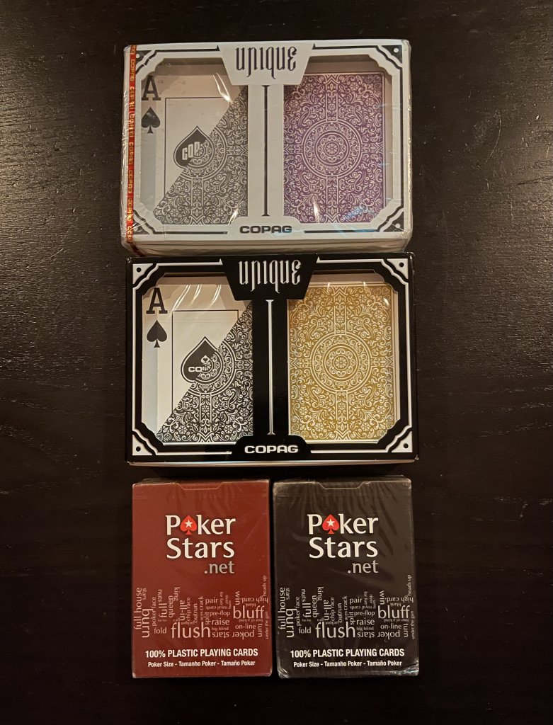 SOLD - Brand New, Sealed Copag Poker Size & Jumbo Index Cards - 3 ...