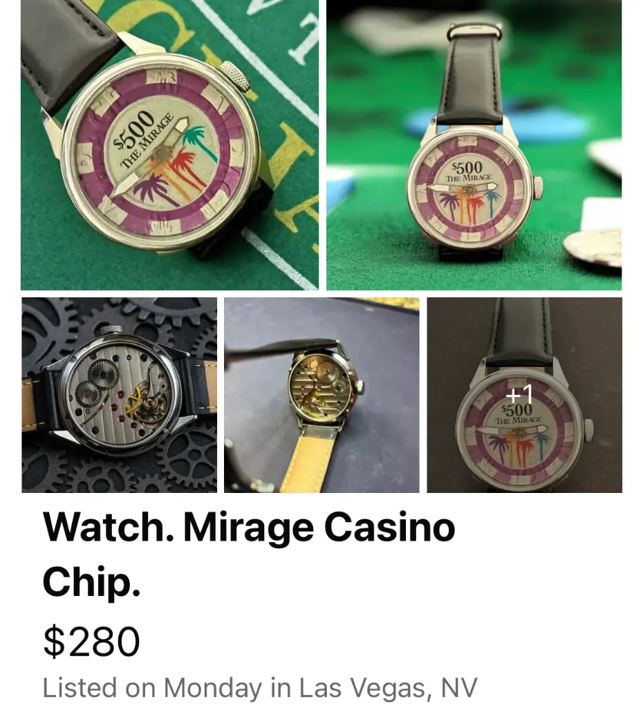Not Mine - Mirage chip watch-Vegas | Poker Chip Forum