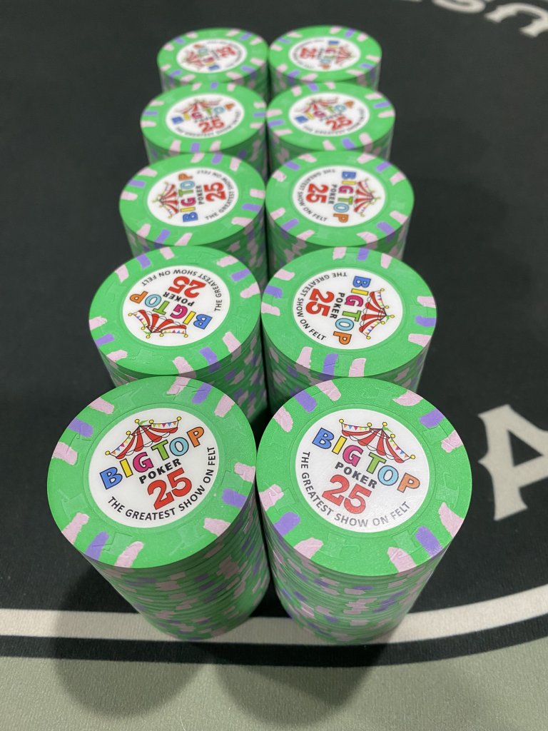 Sold - 2 racks of BTP T25s (price reduced) | Poker Chip Forum