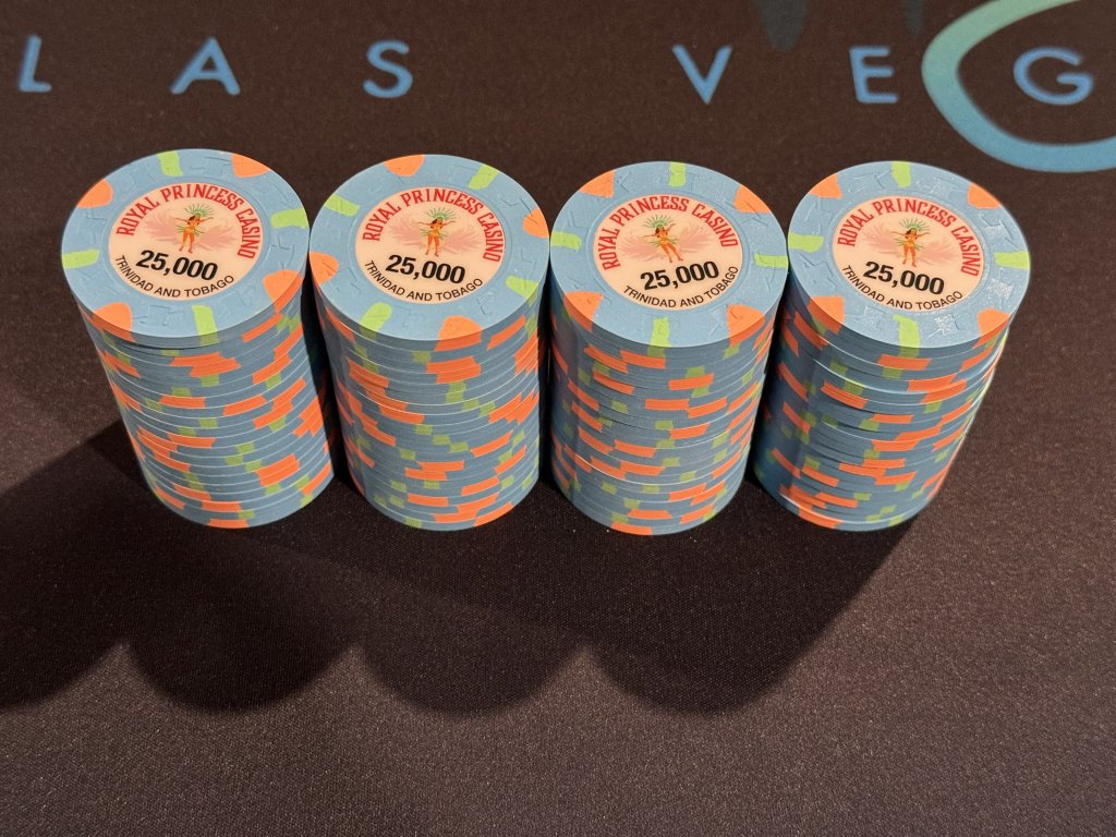 Sold - Royal Princess Casino RPC T25k - Four Barrels | Poker Chip Forum