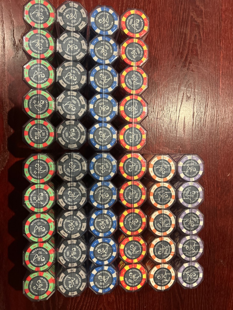 Sold - ARIA Ceramic tournament chips | Poker Chip Forum