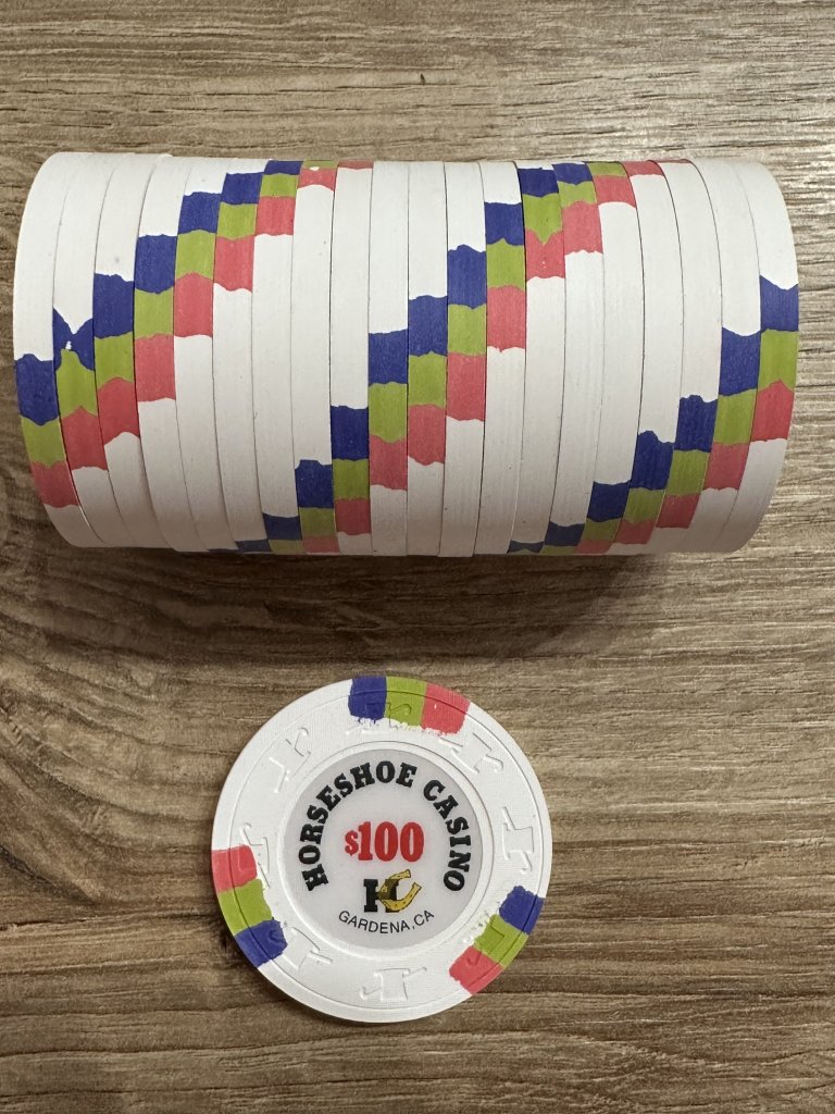 For Sale - 20 chips thc horseshoe 100 | Poker Chip Forum