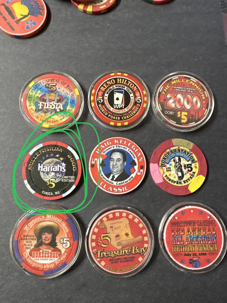 For Sale - $5 Chips most from 20 + years ago | Poker Chip Forum