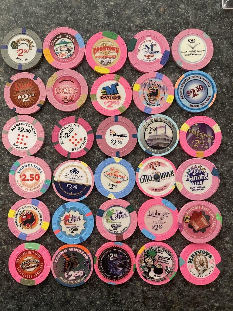 Sold - Lots of $2.50 chips | Poker Chip Forum