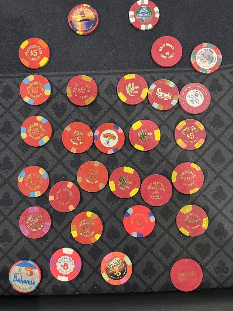Sold - Nice $5 chips $100 takes them all | Poker Chip Forum