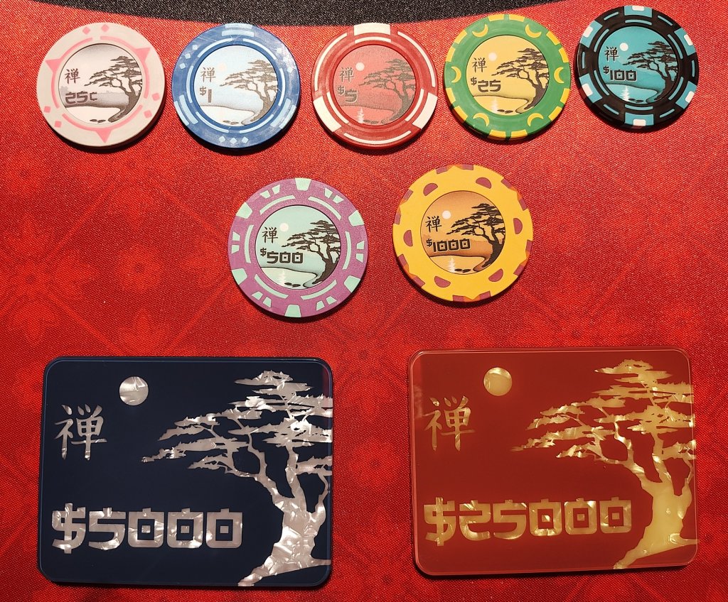 Sold - Matsui Zen Sample Set | Poker Chip Forum
