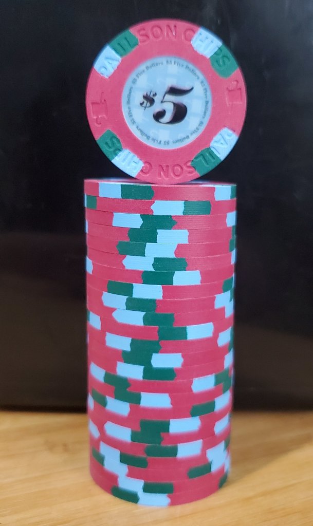 Sold - Paulson Classic cash set - 500 chips 1$-5$-10$-25$-100$ | Poker ...