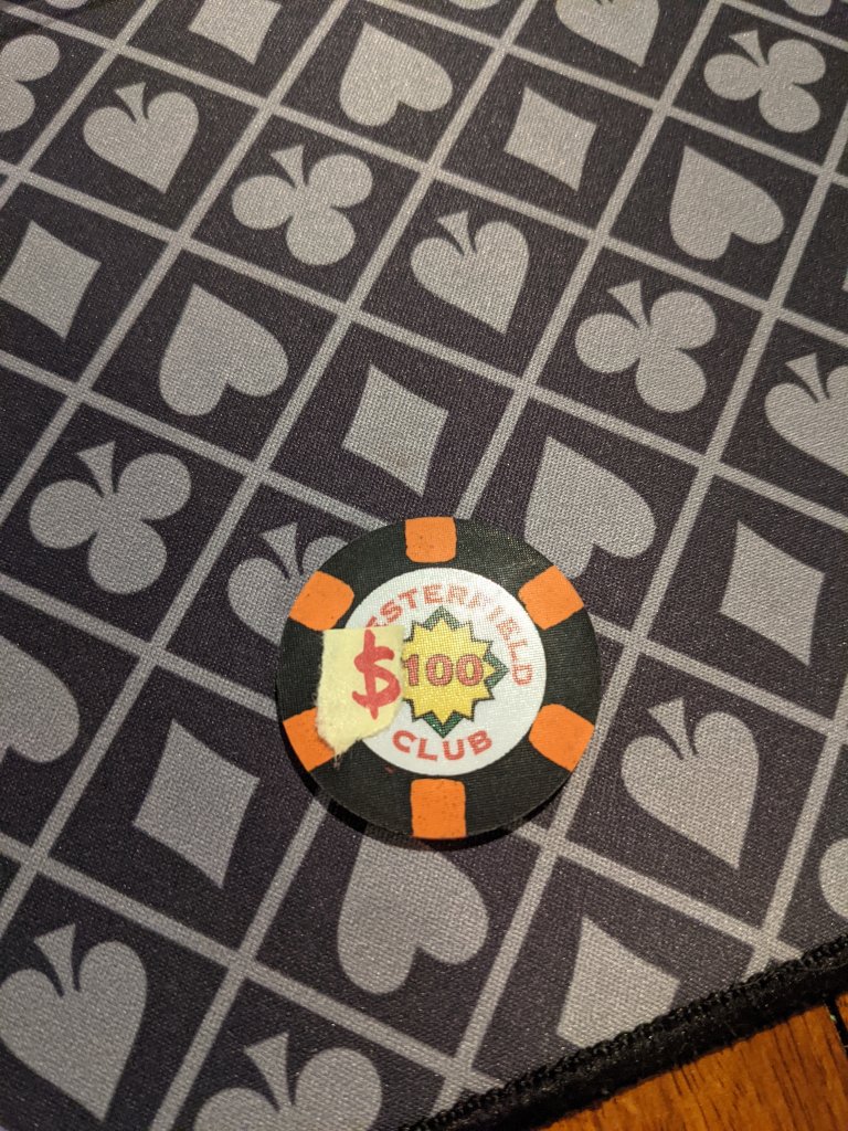 Not Mine - Rounders Prop - Chesterfield Club $100 chip | Poker Chip Forum
