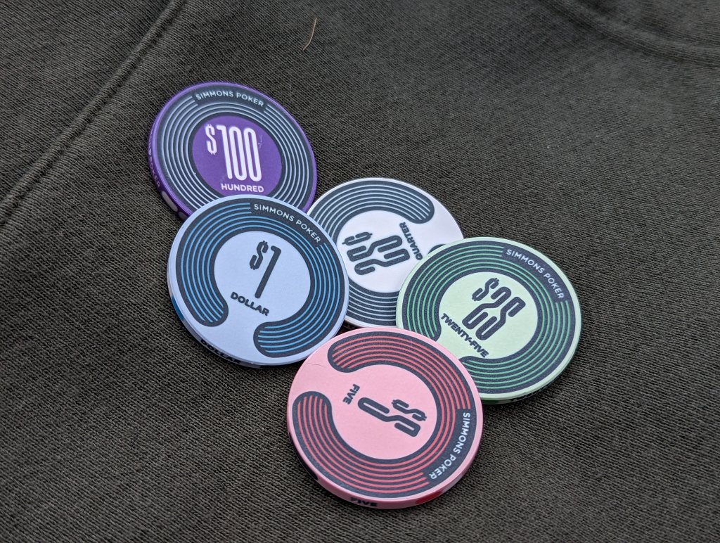 My 500 custom ceramic chips all finished. | Poker Chip Forum