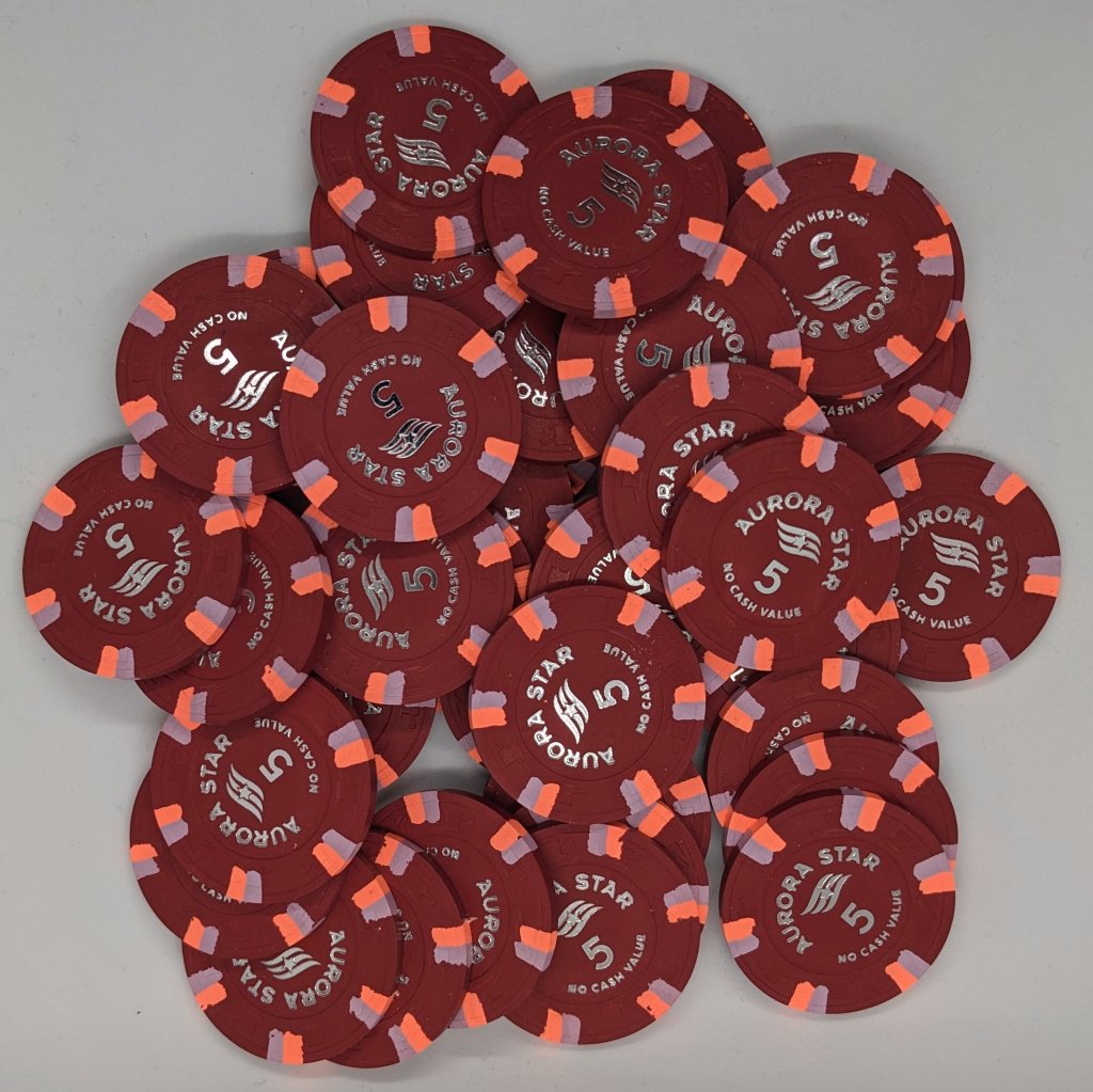 Auction - Aurora Star T5 hot stamp x100-200 | Poker Chip Forum
