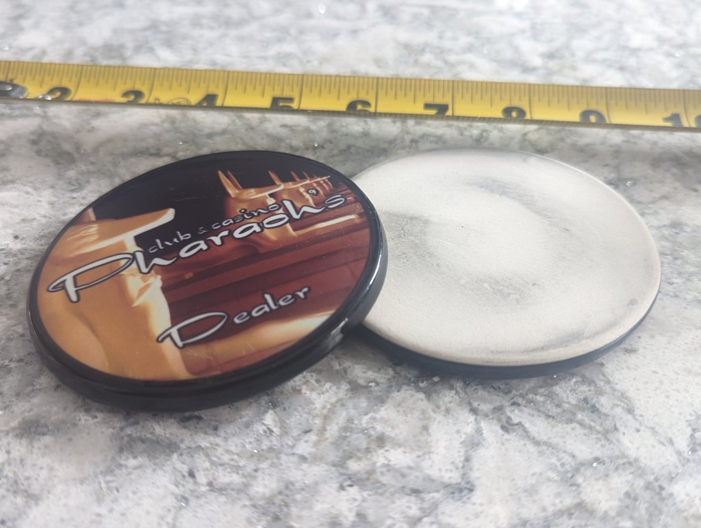 Found - Pharaoh dealer button | Poker Chip Forum