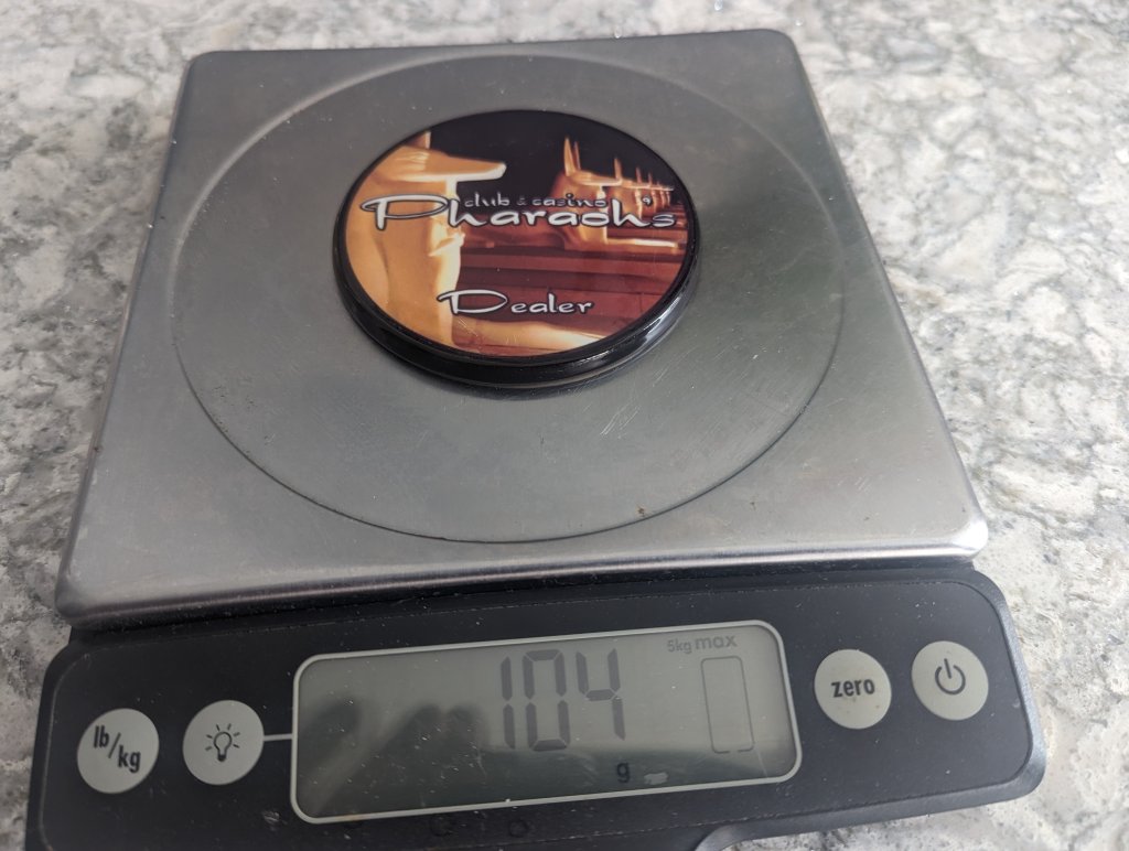 Found - Pharaoh dealer button | Poker Chip Forum