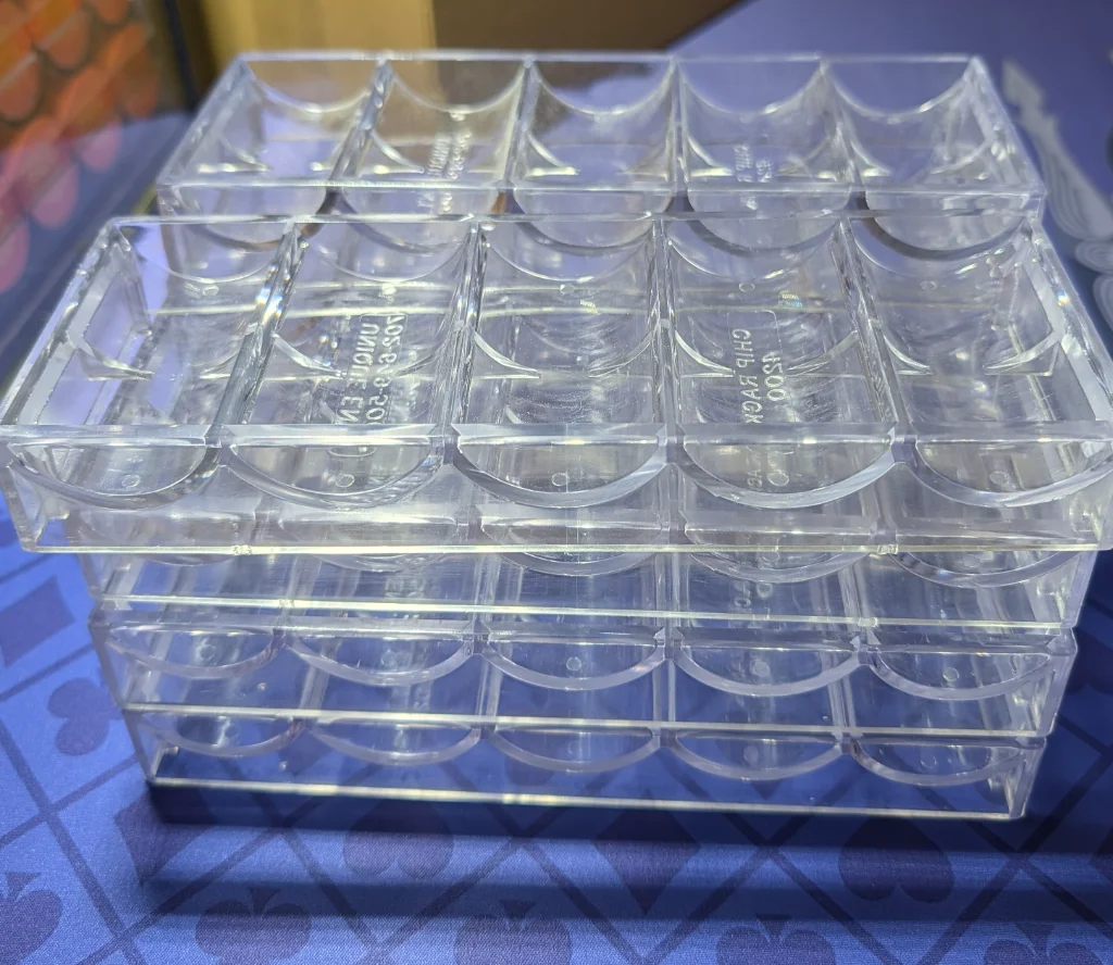 Sold - Chip racks - 8 "Unique" chip racks lightly used. Carnth's $1 ...