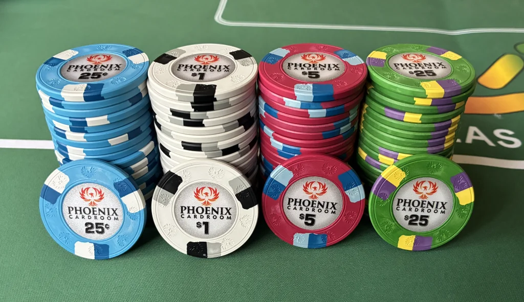 For Sale - [600 pc] Phoenix Card Room Cash Set - China Clay | Poker ...