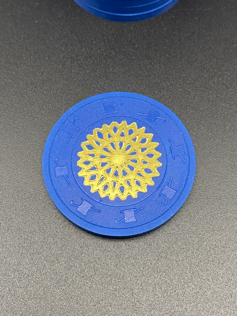 Sold - QTY - 50 Blue Starburst | Poker Chip Forum
