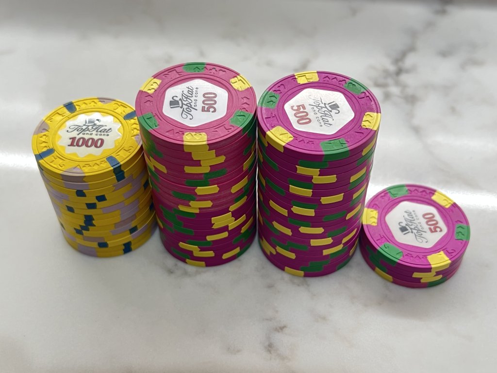 Sold - WTHC 1,000's and 500's | Poker Chip Forum