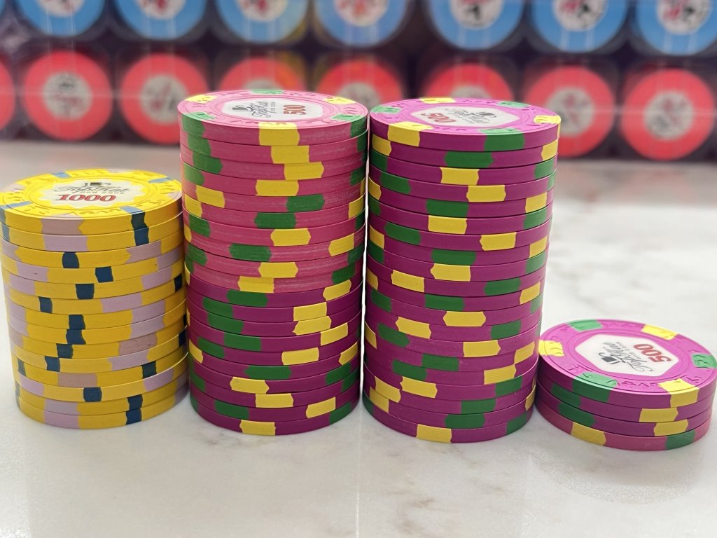 Sold - WTHC 1,000's and 500's | Poker Chip Forum