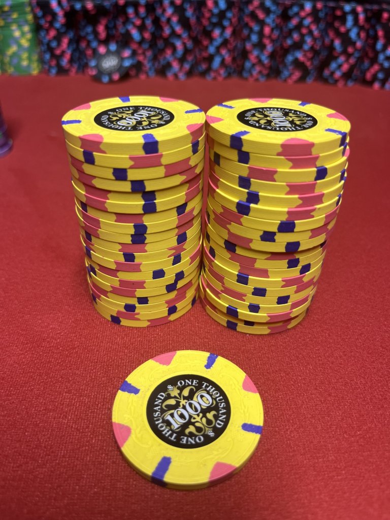 Sold - Le Paulson Noir 598 set. | Poker Chip Forum