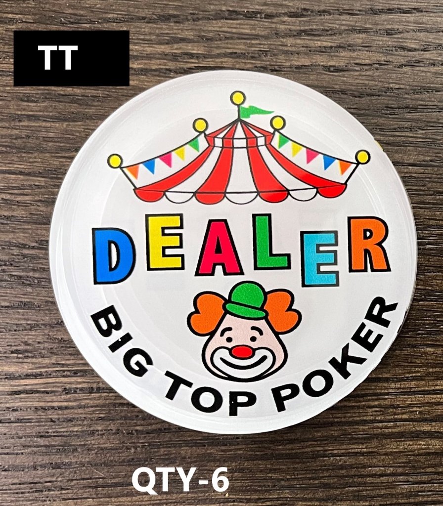 Sold - 65MM Acrylic Dealer Buttons *IN STOCK* | Poker Chip Forum