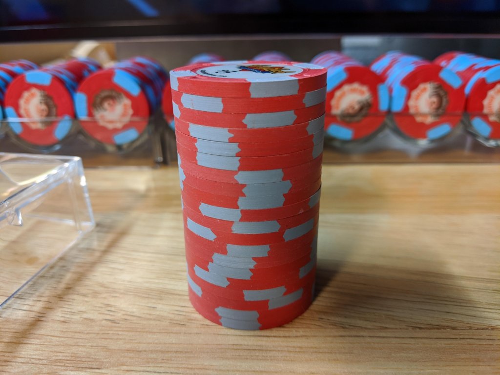Lady Luck 5s Before Oiling | Poker Chip Forum
